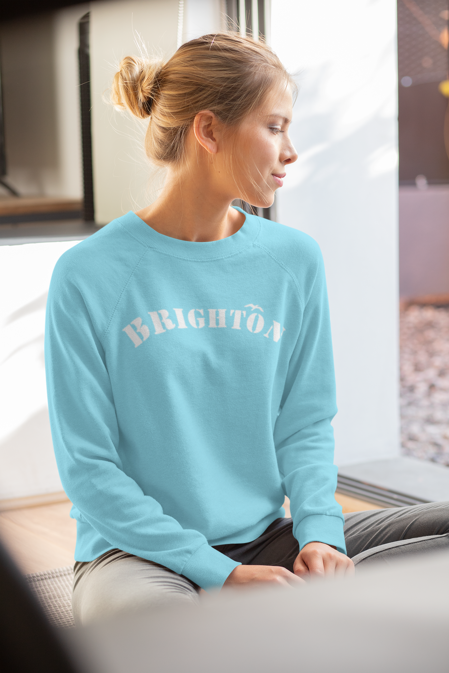 Brighton Stencil unisex Sweatshirt – The Brighton Clothing Company